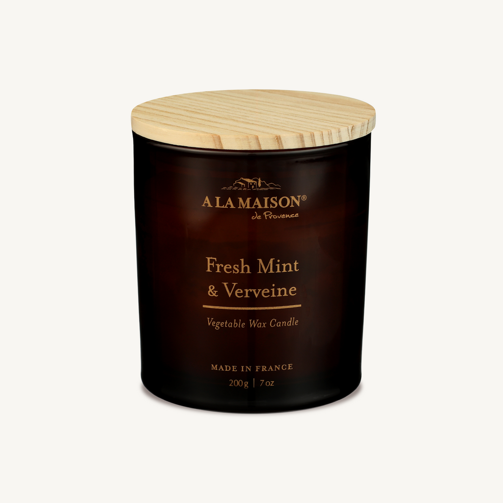 Fresh Mint & Verveine Candle – A la Maison de Provence